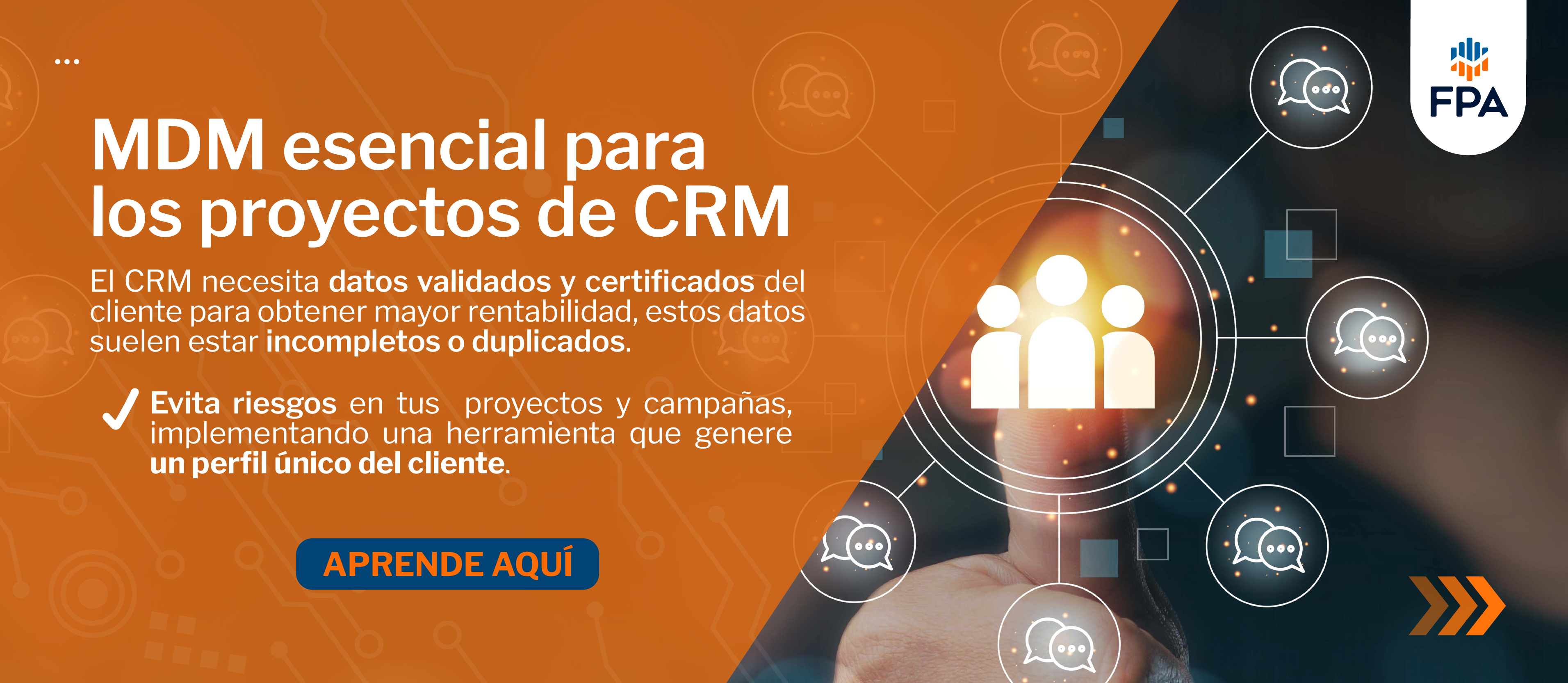 MDM esencial para los proyectos de CRM - FPA