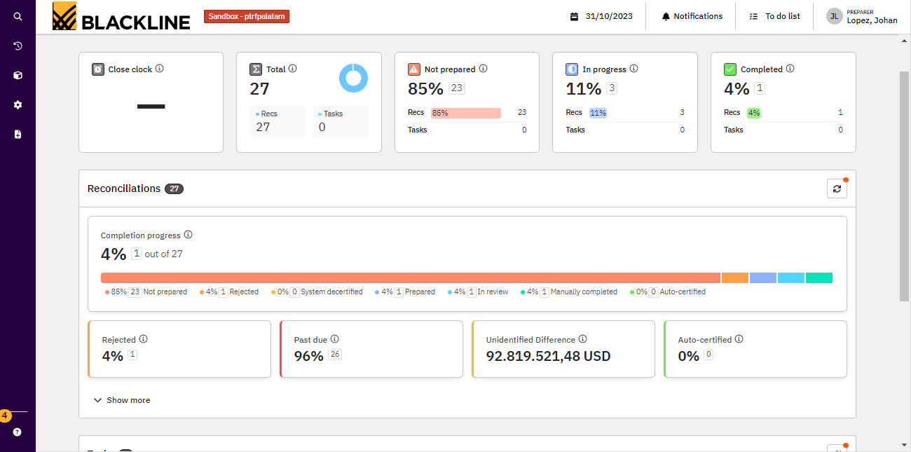 Account Reconcilation - FPA